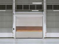 China Customized Automatic High Speed Spiral Door Turbine Motor Garage Thermal Insulated PU Foam Spiral High Speed Hard door for sale