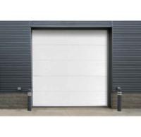 China Powder Coated Insulation Sectional Overhead Doors With Polyurethane Foam Thermal Vertical for sale