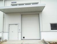 China Aluminum Insulated Sectional Garage Door With 80mm Panel Flat Or Contoured for sale