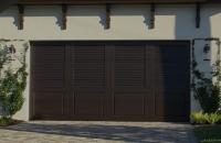China Commercial Insulation Sectional Doors With Polyurethane Foam Exterior Automatic Remote Control for sale