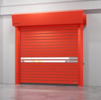 China Customized Insulated Rapid Roller Doors For Industrial Zipper Self-Adjusting Room Roll for sale