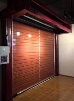 China Heavy Duty Power Coated Roll Up Door 220mm Aluminum Slats For Shutter for sale