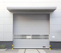 China Photoelectric Sensor High Speed Spiral Door For Wind Resistance Industrial Security for sale