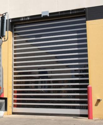 China Aluminum Alloy High Speed Spiral Door Transparent Safety For Efficiency for sale