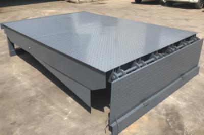 China Lift Stationary Hydraulic Loading Dock Leveler With Safety Adjustable Electric for sale