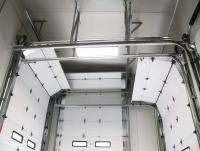 China 50mm-80mm Insulated Sectional Garage Door Weatherstripping Vinyl Or Brush Vertical Lift for sale