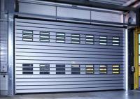 China Power Coated Roll Up Shutter High Speed Spiral Door 220mm Aluminum Fast Closing Rapid Insulated for sale