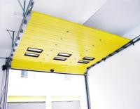 China Lockable Handle Secure Overhead Sectional Door With Galvanized Steel Insulated Slid for sale