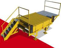 China Super Safety Hydraulic Loading Dock Leveler For Warehouse High Efficiency Portable for sale