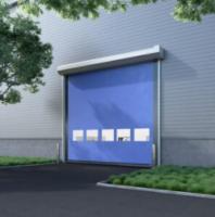 China High Speed Spiral PVC Zipper Door Metal Roller Shutter Door With Insulation for sale