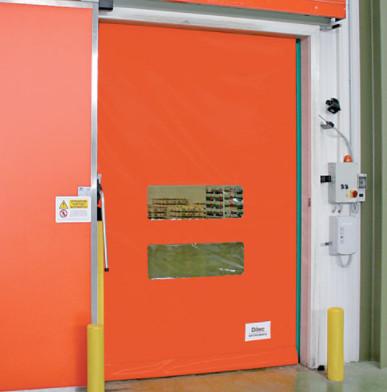 China Transparent Fast Roller Shutter Doors Galvanized Steel For Pharmaceutical Facilities for sale