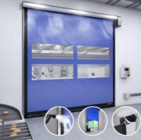China High Speed Rapid Roller PVC Door For Noise Reduction Fast Roller Shutter for sale