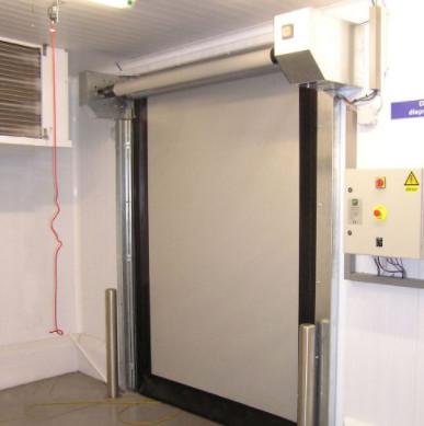 China Automatic PVC Roll Up Rapid Shutter Zipper Door High Speed Self-Repair 304 Stainless Steel for sale