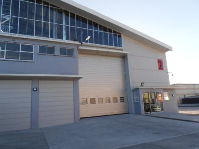 China PLC Control High Speed Spiral Roller Door Powder Coated Roll Up Door 220mm Aluminum Slats for sale