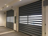 China 380V High Speed Spiral Door 50hz Remote Control 0.75KW Aluminum Rolling Shutter Door for sale