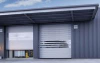 China Safety Aluminum Transparent Spiral Door With 0.75KW High Speed Windproof Rapid for sale