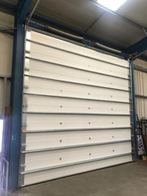 China High Security Lock Overhead Sectional Garage Doors Auto Opening Powder-Coated for sale