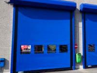 China Transparent Fast Roller Shutter Doors Manual Operation Galvanized Steel Servo for sale