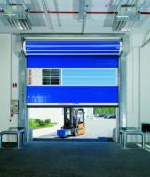 China Efficient Aluminum High Speed Spiral Door With Wind Resistance Insulation Metal for sale