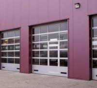 China Class 3 Aluminum Sectional Garage Door Steel Glass Rolling Transparent for sale
