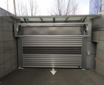 China Aluminum Transparent High Speed Spiral Door Roller Shutter Safety And Efficiency for sale