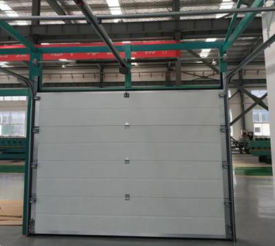China Industrial Sectional Steel Doors Insulated Overhead Foam-Filled Automatic Formed for sale