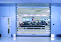 China Transparent High Speed Spiral Door With Safety Efficiency Fast Aluminum Rolling Shutter for sale