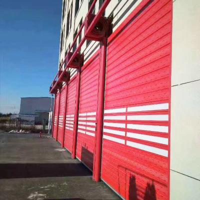 China Commercial Sectional Overhead Doors For Fire Station And Industrial Lift Door for sale