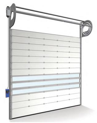 China 2 Year Insulation Rapid Roll Doors High Speed Customizable for sale