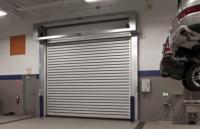China Exterior Fast Aluminum Rolling High Speed Spiral Door Power Supply 220V/50HZ Long Lasting for sale