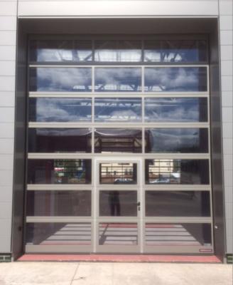 China Powder Coating Sectional Aluminium Garage Doors Acoustic Insulation for sale