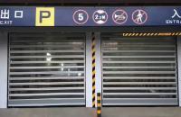 China Aluminum Transparent High Speed Spiral Door Safety Efficiency For Busy Workplaces Industrial Thermal Insulated for sale