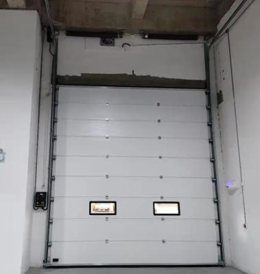 China Finger Protection Insulated Sectional Doors Automatic Motor for sale