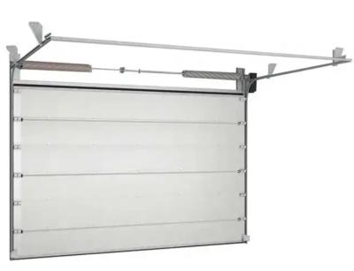 China Industrial Warehouse Vertical Lifting Hinges Sectional Overhead Door 50mm-80mm Thickness Insulated Sectional Garage Door for sale