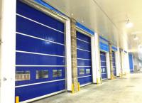 China Insulation High Speed PVC Roll Up Rapid Shutter Door 304 Stainless Steel Material Shutter Hard Spiral Fast Door for sale