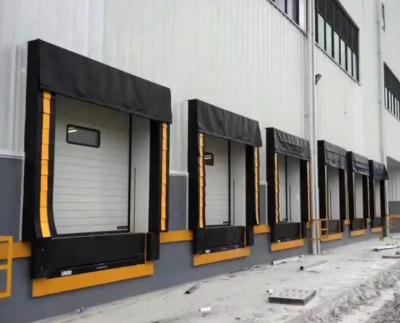 China Electric Airtight Logistic Protection From The Elements Adjustable Loading System Dock Door Shelter PVC Plastic Rubber for sale