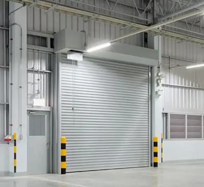 China Logistics Park Channel Used PLC Control Aluminum High Speed Spiral Door 0.8m/s Opening Speed Wind Resistance≤2.0KN/m2 for sale