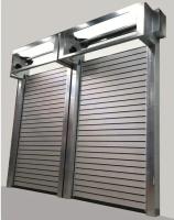 China Efficient Aluminum High Speed Spiral Door With PLC Control 0.8m/s Opening Speed -20℃~50℃ Temp. for sale