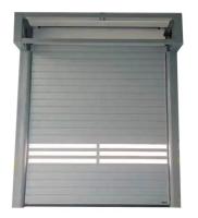 China Aluminum Alloy High Speed Spiral Door With Photoelectric Sensor 220V/50HZ Power Supply For Workshop With Finished Surface for sale