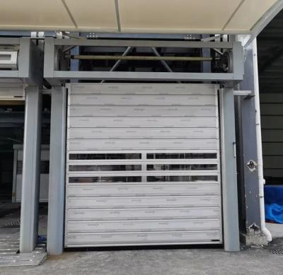 China Aluminum Alloy 0.8m/s Opening and Closing Speeds Manufacturing Plant Shutter High Speed Door for sale