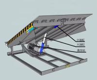China Customizable Lip Length Electric Loading Dock Leveler With Powder Coated Finish And Safety Controls for sale