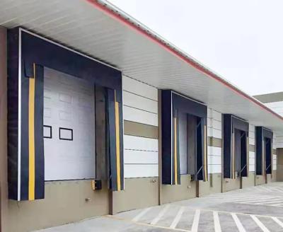 China Steel Inflatable Dock Shelter With Easy Installation Excellent UV / Weather Resistance Cold Storage Door For Food for sale