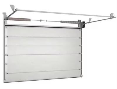 China Security White Steel Overhead Sectional Door Insulated Manual/Automatic Operation Wholesale Modern Electric for sale