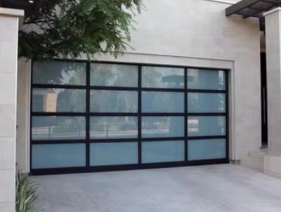 China Safety White Aluminum Sectional Door with Excellent Insulation And Elegant Powder Coating 9x8 9x7 16x7 for sale