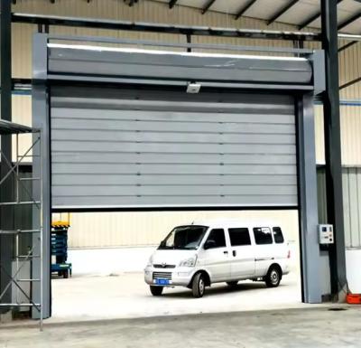 China Speed Spiral Door with 0.8m/s Opening 0.75KW Motor Power Photoelectric Sensor Safety System for sale