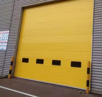 China Steel Insulated Sectional Doors with Polyurethane Foam Insulation For Garage beautiful style Security for sale