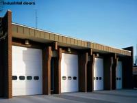 China Noise Reducing Steel Overhead Sectional Door with Powder Coated Finish Industrial Insulated Doors for sale