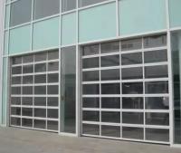 China Powder Coated Aluminum Sectional Door with Double Glazing Excellent Insulation Direct Sells Sectional Door for sale