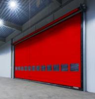 China 304 Stainless Steel Thermal Insulated Speed Rapid Roll Up PVC Shutter Door Commercial Quickly Automatic for sale
