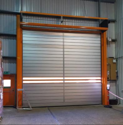 China Aluminum Transparent High Speed Spiral Door Safety Efficiency For Customized As Order Manufacturer for sale